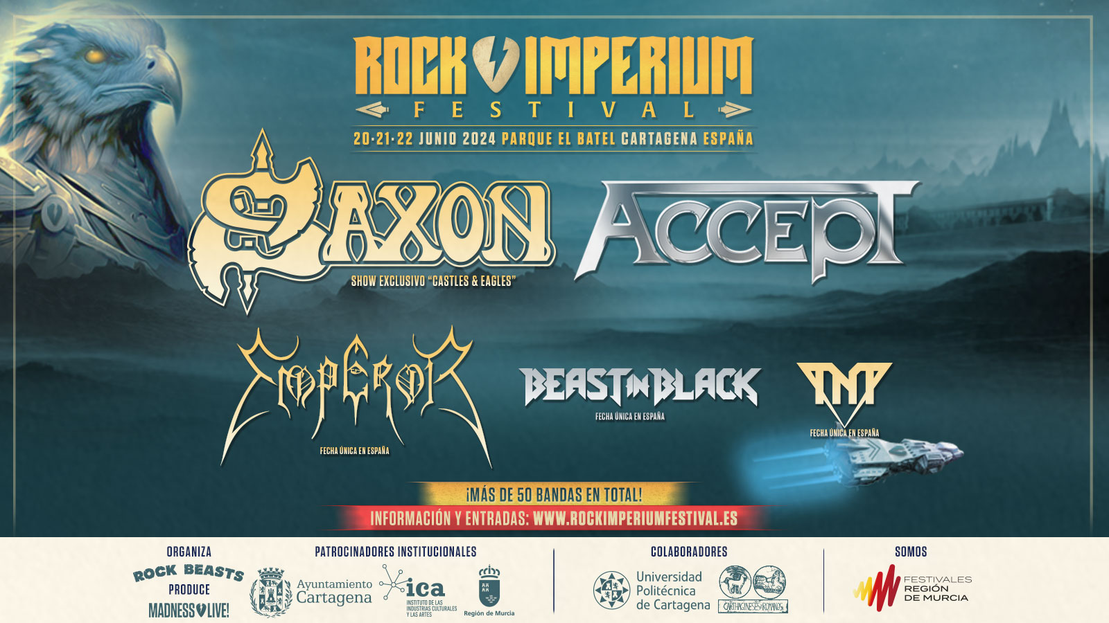 Rock Imperium Festival | Rock Imperium Festival | 26-27-28-29 Junio 2025 | Parque El Batel Cartagena