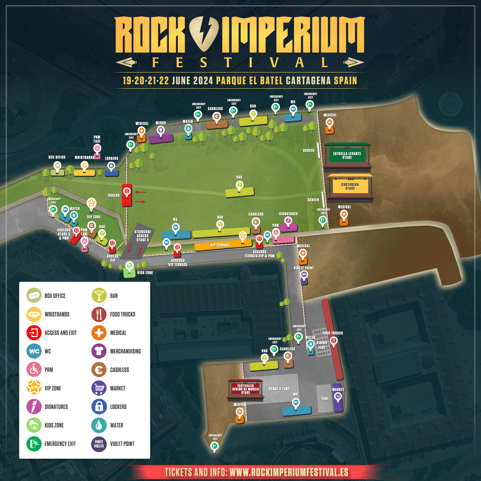Rock Imperium Festival | Map | Rock Imperium Festival